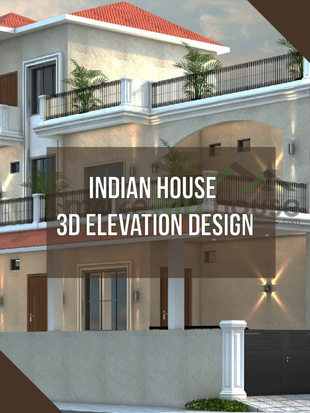 Indian House 3D Elevation Design for your Dream Home - Make My House ...